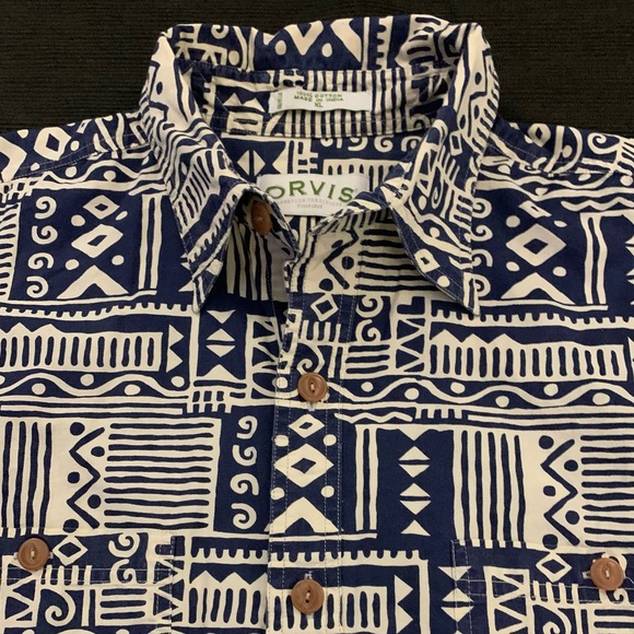 Orvis | Shirts | Orvis Ss Polynesian Print Summer Shirt | Poshmark